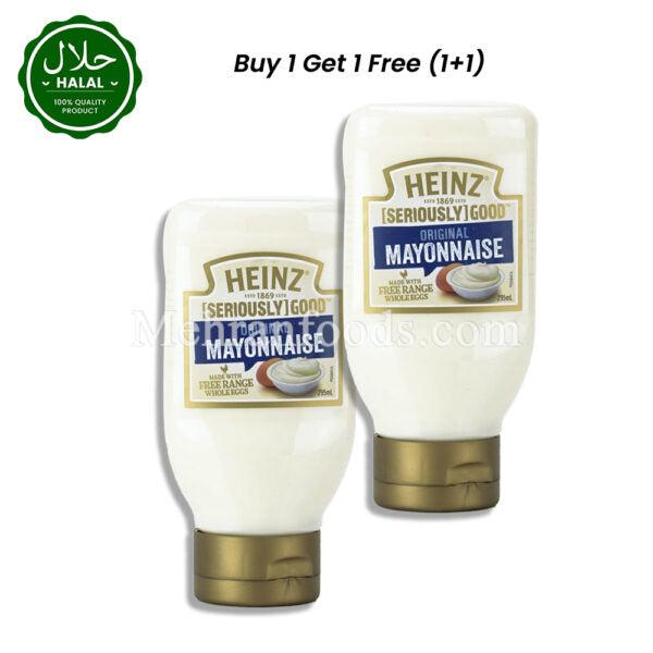 HEINZ Mayonnaise 295ml (1+1) 590ml (Original) 하인즈 굿 마요네즈 – Mehran Foods Korea