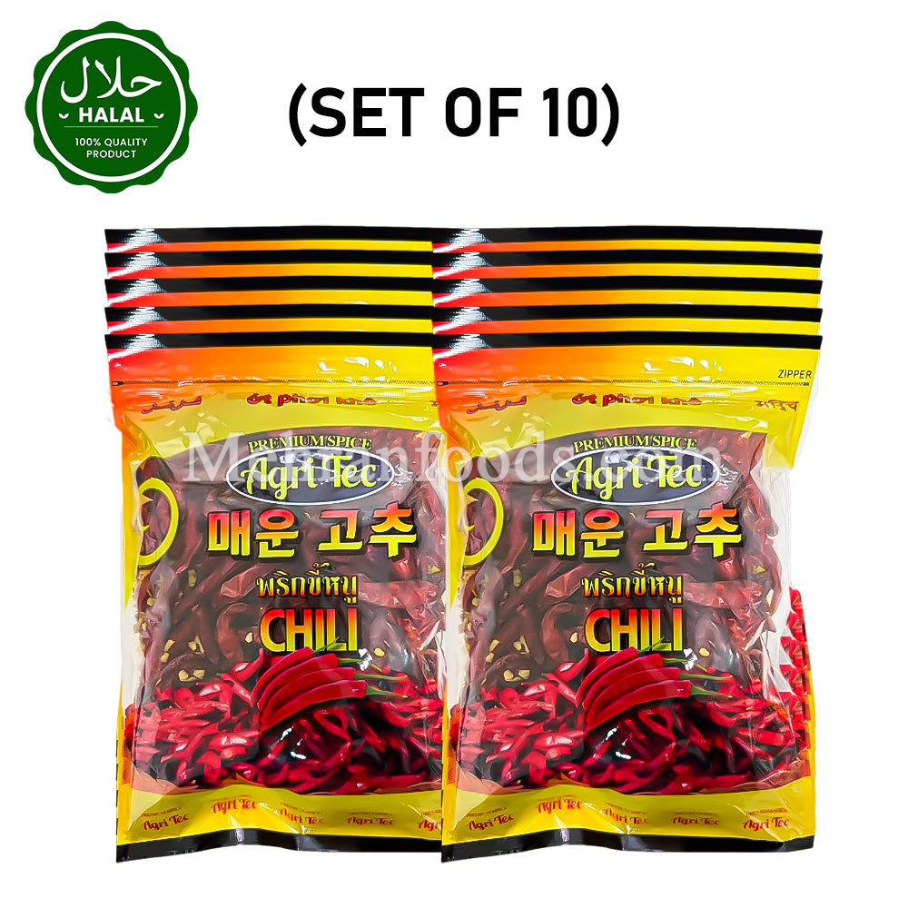 AGRI TEC Red Chilli Whole 100g (Set of 10) 1000g / 빨간 고추 (통) – Mehran ...