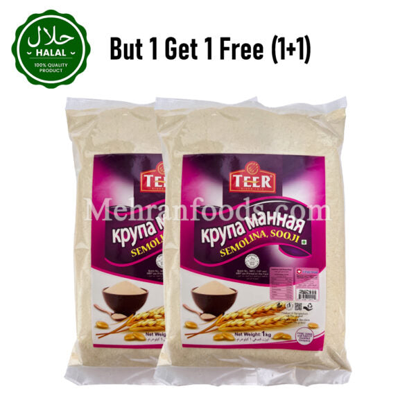 TEER Semolina Sooji 1kg | Buy Semolina Flour in Korea – Mehran Foods Korea