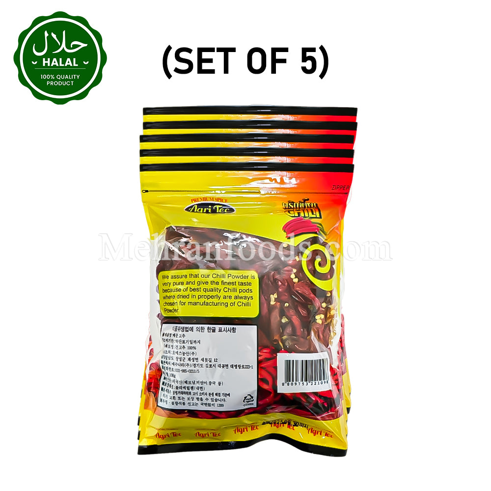 Buy AGRI TEC Red Chilli Whole 100g – Premium Indian Spices Online ...