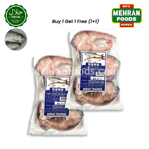 Buy MIRAE Frozen Fresh Rohu Fish 2kg (Headless) Online in South Korea ...