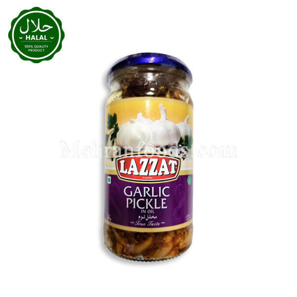 LAZZAT Garlic Pickle in Oil 330g | Authentic Lahsun Ka Achar in Korea ...