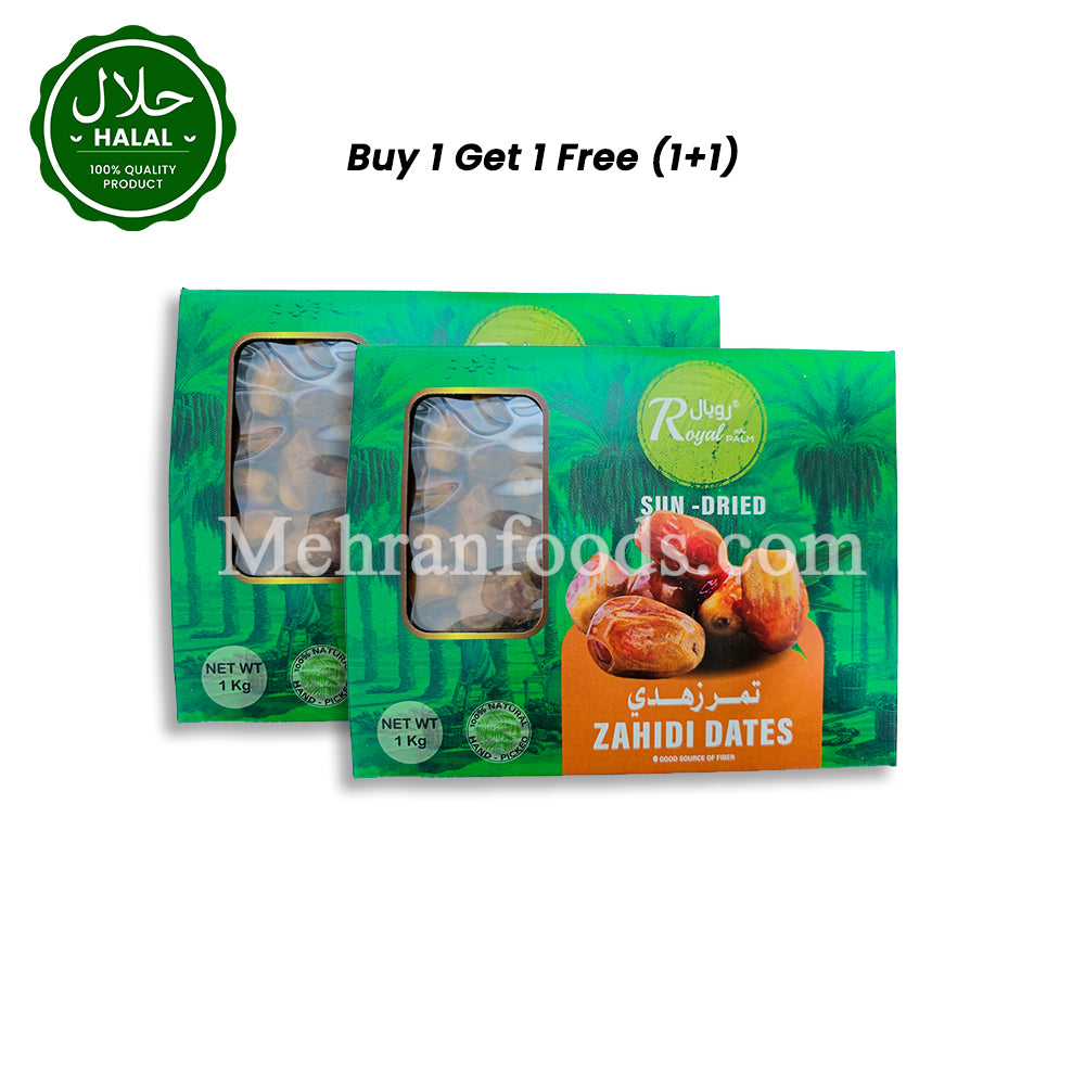 ROYAL Sun Dried Zahidi Dates (UAE) 1kg (1+1) 2kg 자히디 대추야자 – Mehran ...