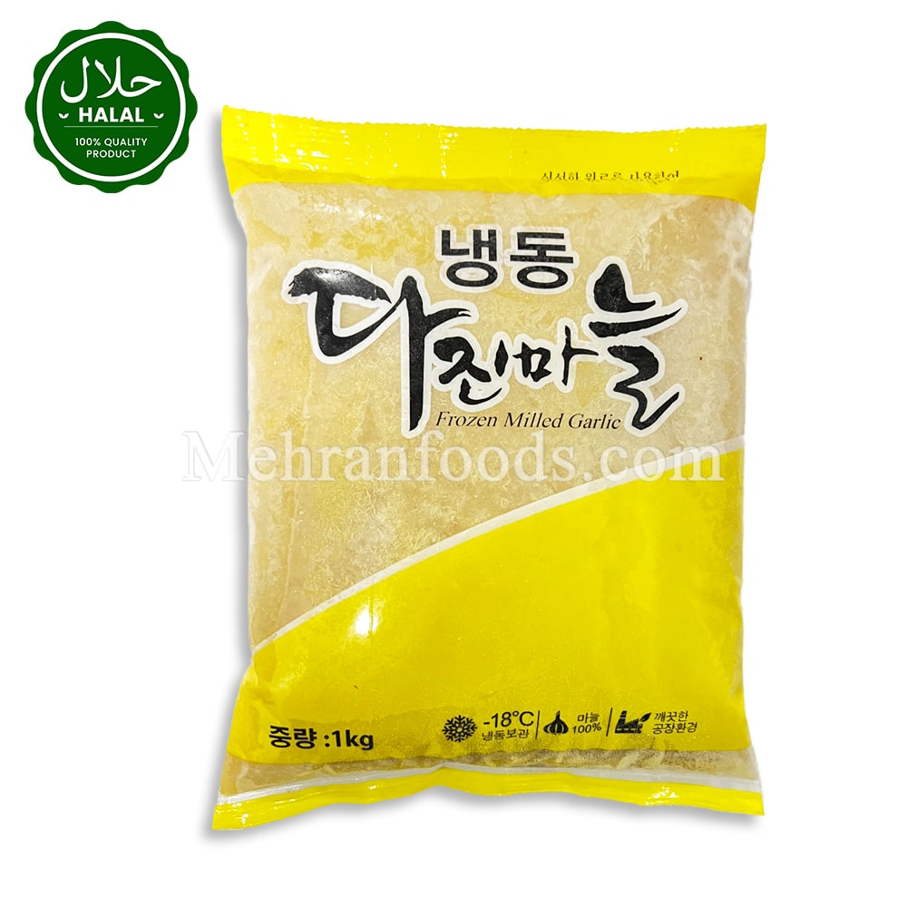 Buy FROZEN Milled Garlic Paste 1kg | Premium Garlic Paste Online Korea ...