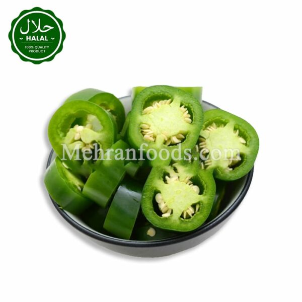 FROZEN Green Chilli (Mirch) Cut 1kg 냉동 청양 – Mehran Foods Korea