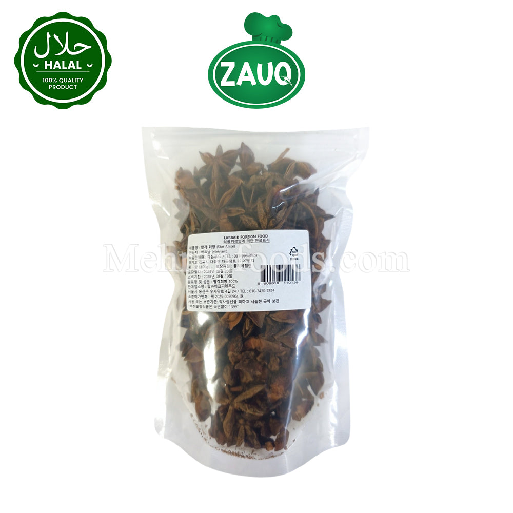 ZAUQ Star Anise 100g | Badian Phool | Premium Spice in Korea – Mehran ...