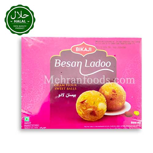 BIKAJI Besan Ladoo 400g | Buy Indian Sweet in Korea – Mehran Foods Korea