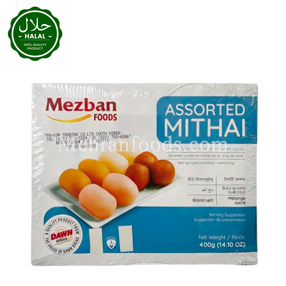 MEZBAN Assorted Mithai 400g | Pakistani Sweets in Korea – Mehran Foods ...