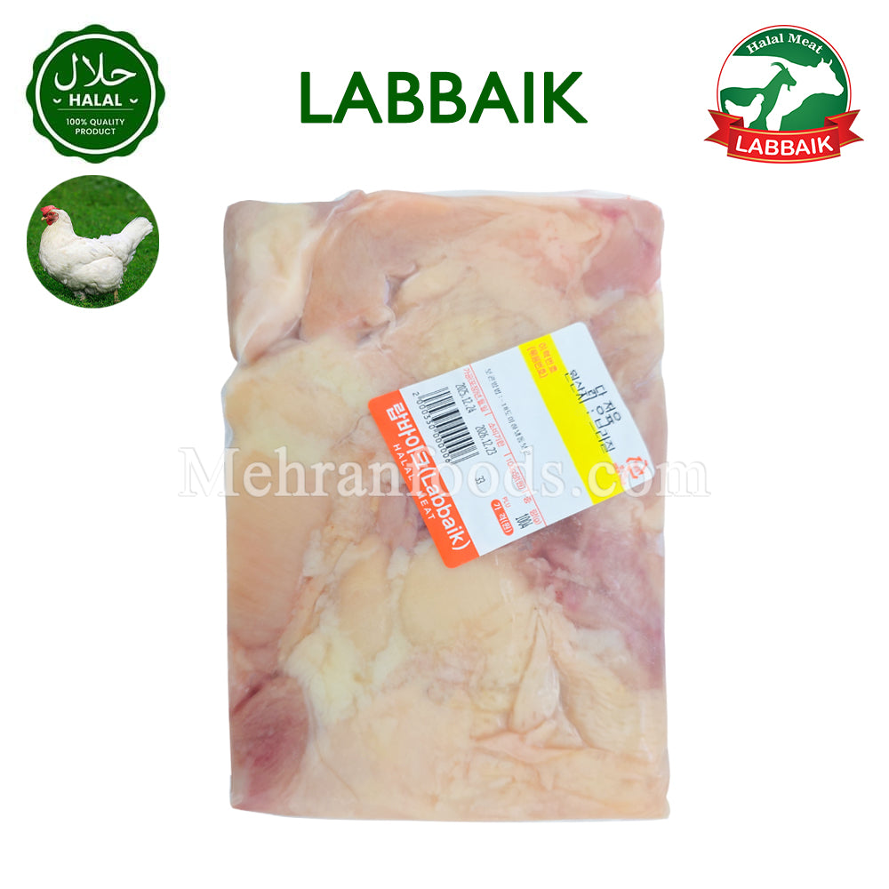 LABBAIK Halal Chicken Boneless Leg Meat 1kg | Fresh Chicken Korea ...